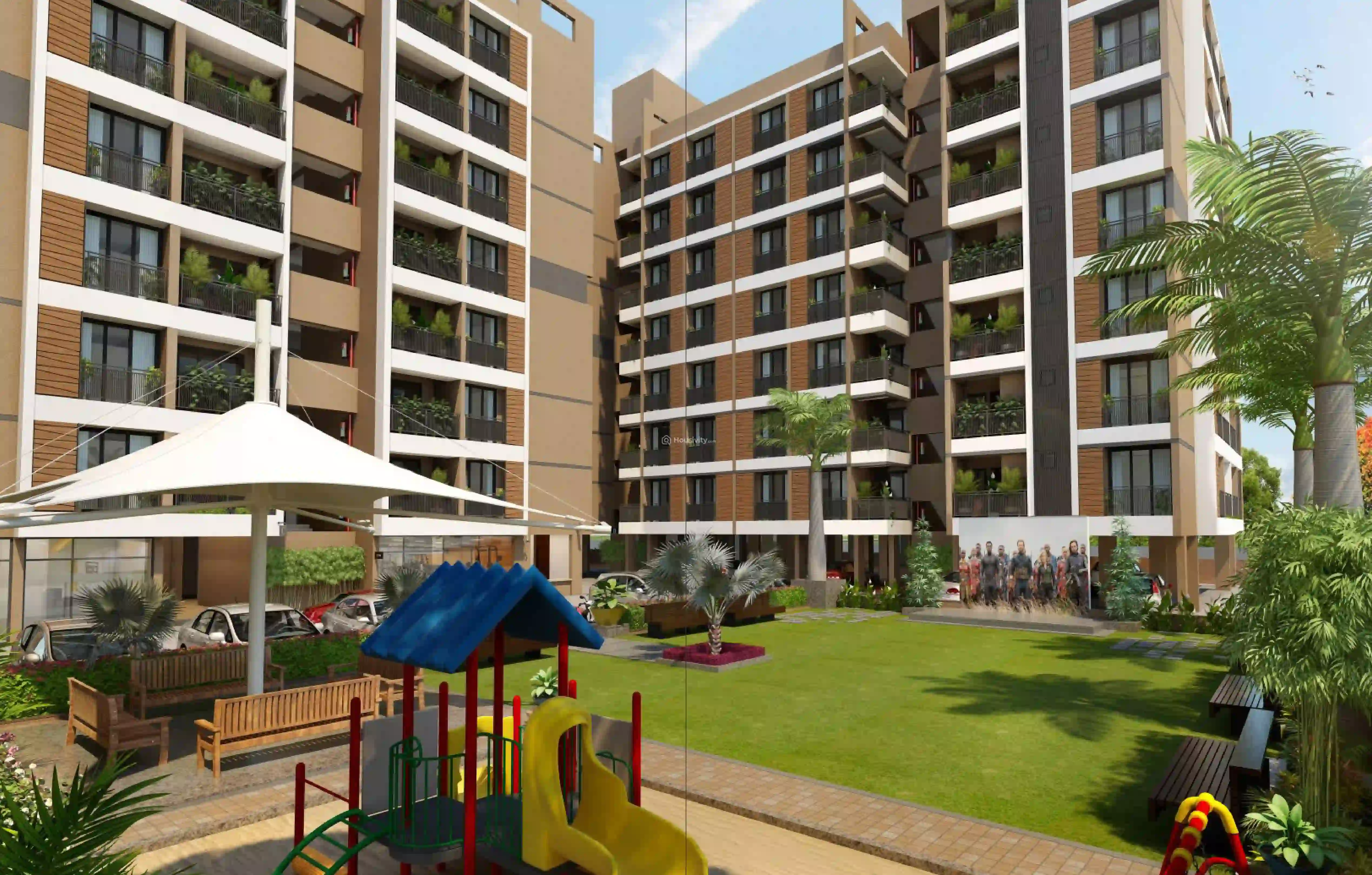 Rudra Infinity in Sargasan, Gandhinagar – 2 BHK Flat by Rudra ...