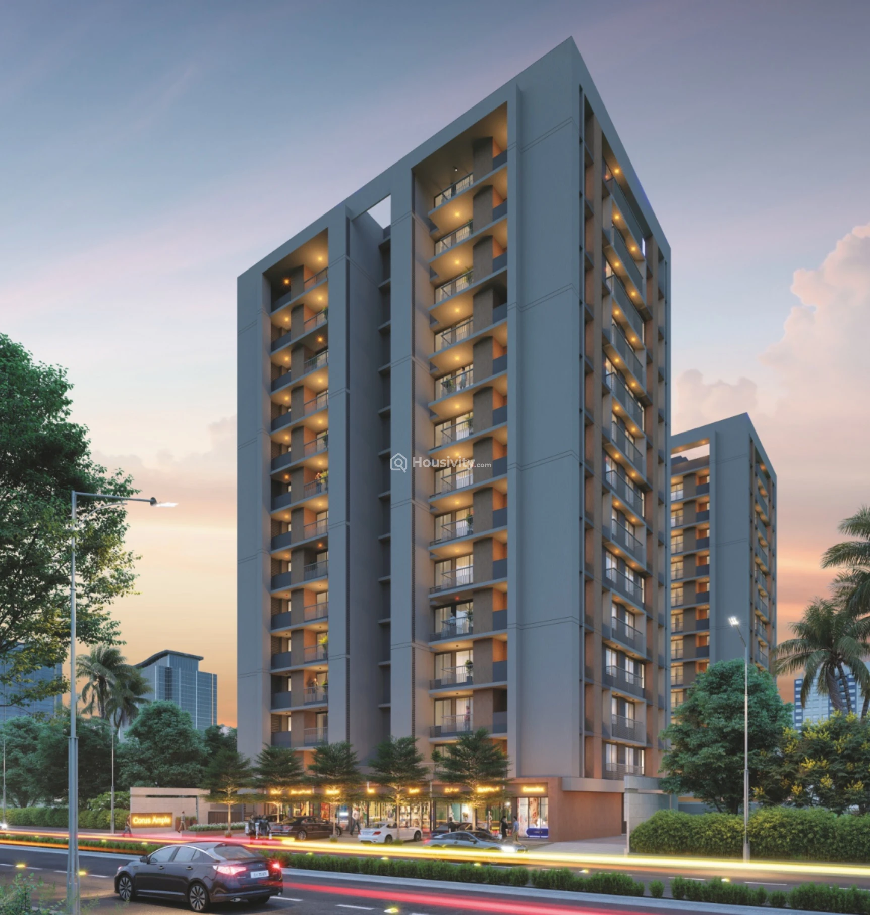 Corus Ample in Sola, Ahmedabad – 3 BHK Flat by Corus Group | Price ...