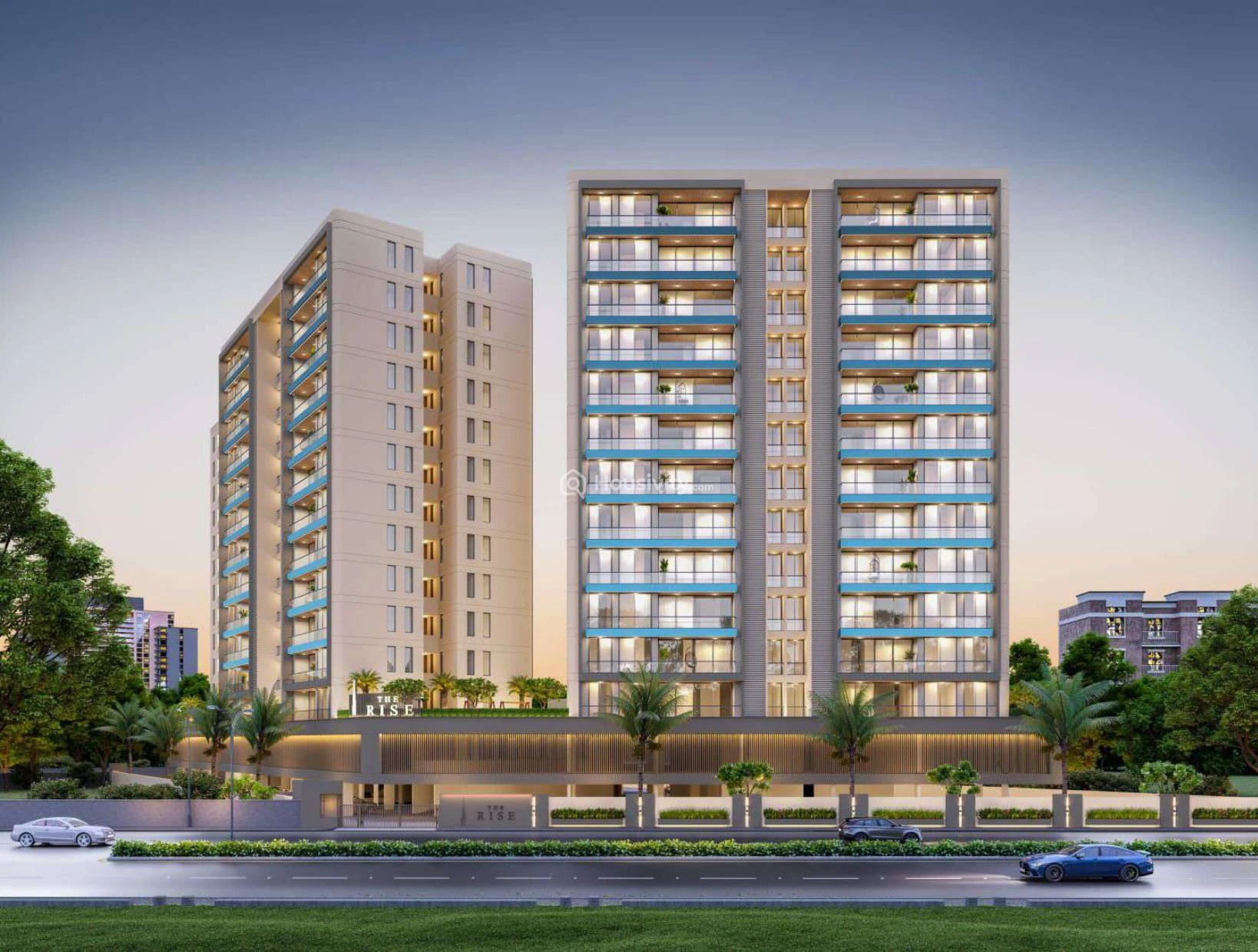The Rise in New Karelibaug, Vadodara, Gujarat | Housivity